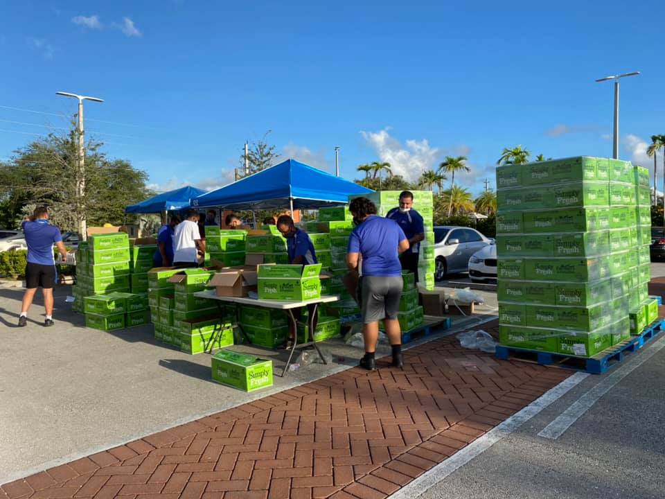 Successful Drive-Thru Food Distribution | Miami Springs FL