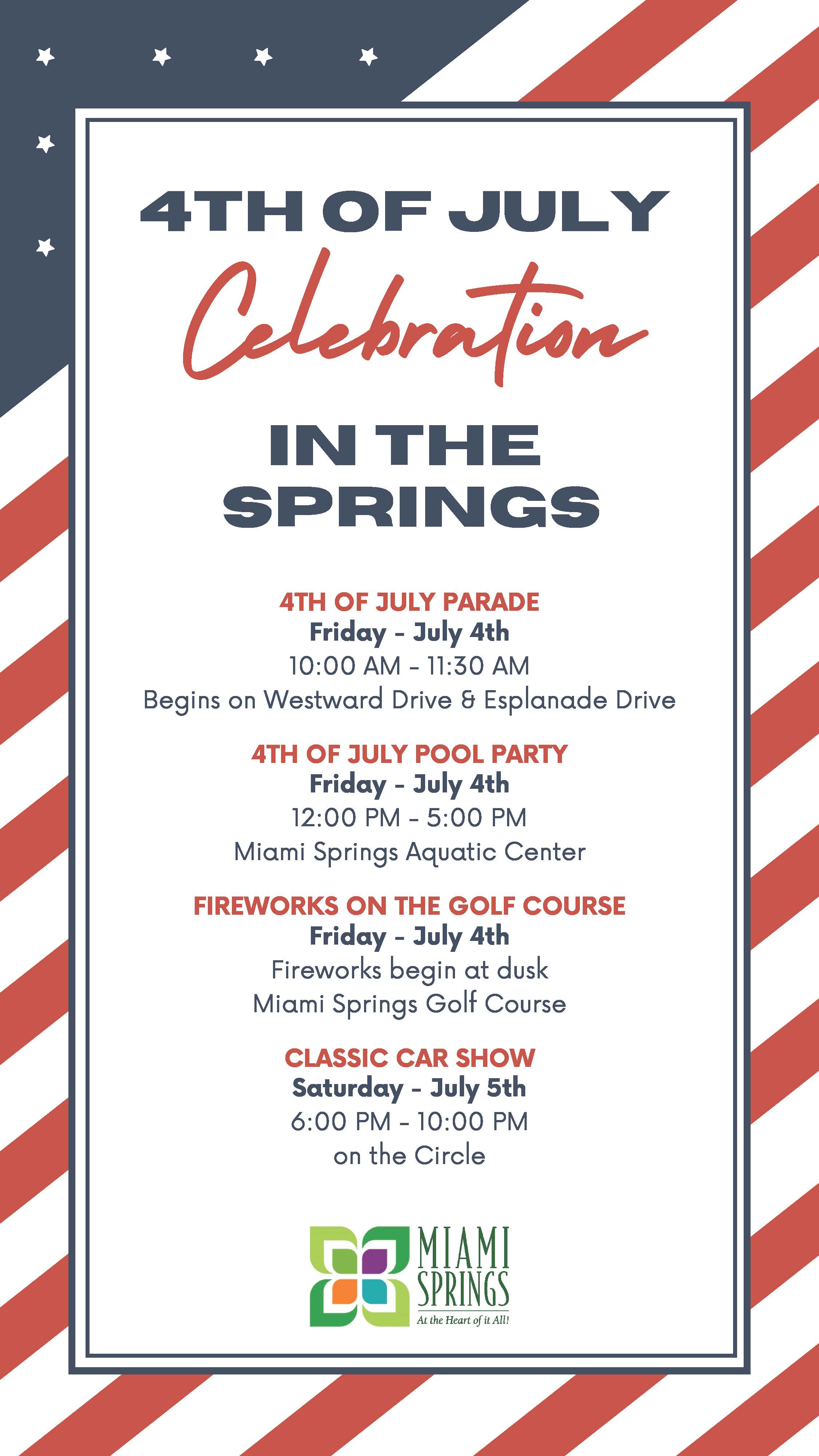 2025 City of Miami Springs 4th of July Celebration | Miami Springs FL