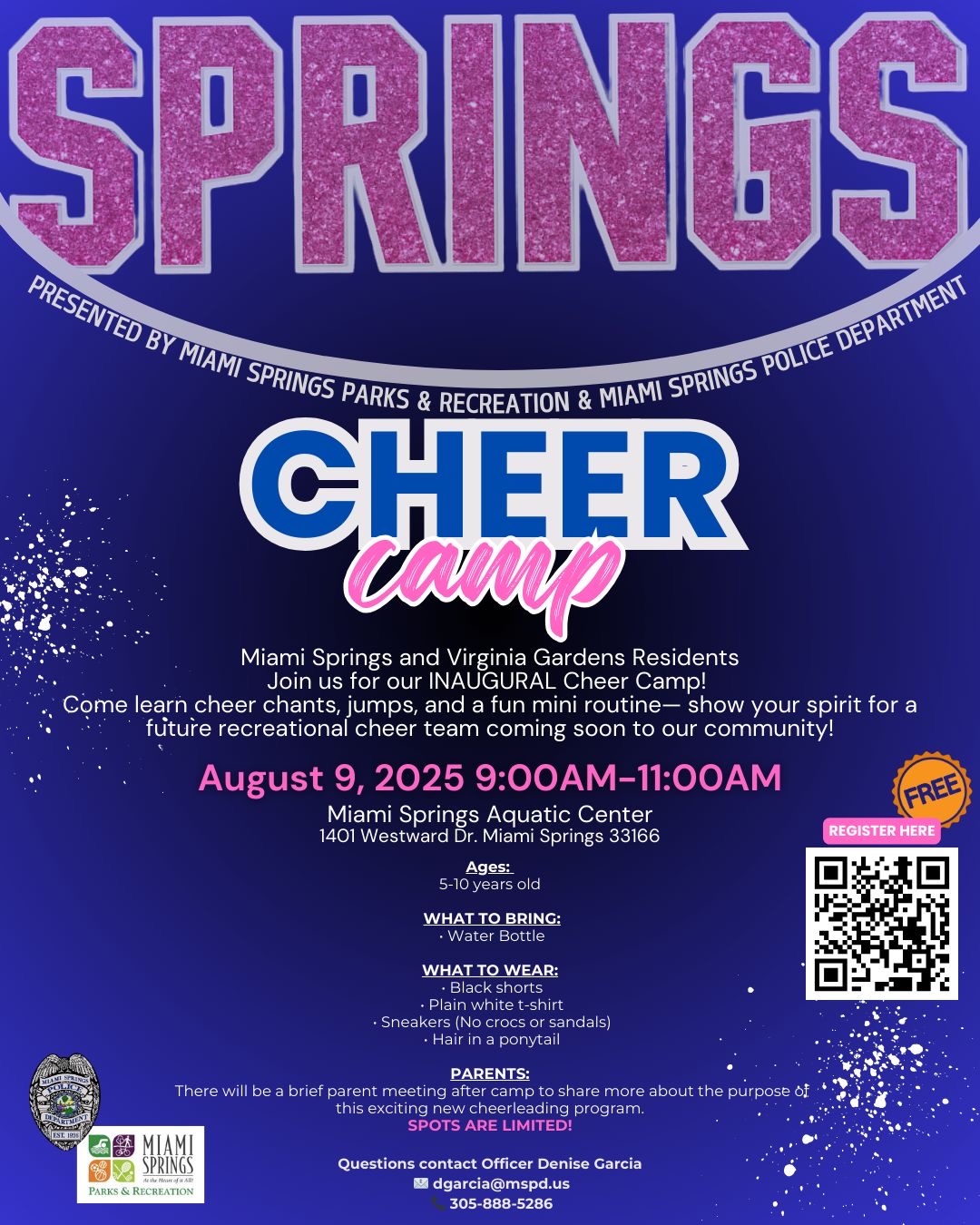 Springs Cheer Camp | Miami Springs FL